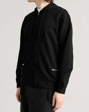 Comme Des Garçons Zipped Frill Hoodie