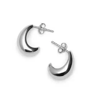 MISSOMA Savi Dome Mini Hoop Earrings - Silver