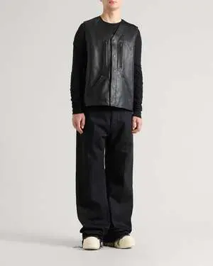 Rick Owens 2 Piece Leather Bomber Jacket