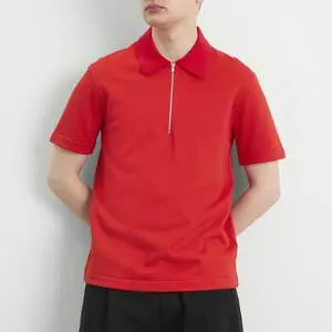 JIL SANDER Zip Shorts Sleeve Polo