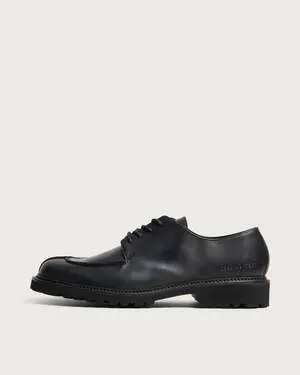 COMMON PROJECTS Apron Leather Derby Shoes - Black