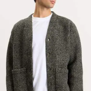 Universal Works Raven Fleece Advance Cardigan