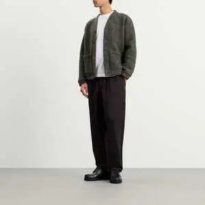 Universal Works Raven Fleece Advance Cardigan