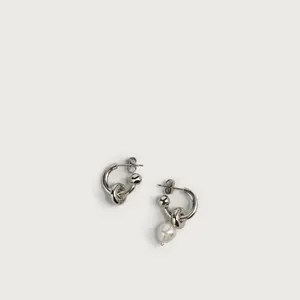 JUSTINE CLENQUET Ethan Pearl Earrings