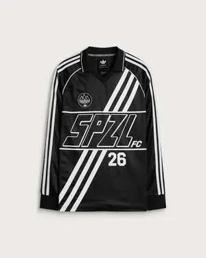 Adidas Spezial Fc Long Sleeve Jersey Top - Black