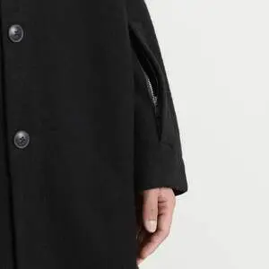 Rick Owens Buttoned Brad Coat Jacket