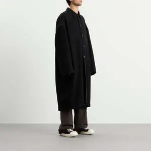 Rick Owens Buttoned Brad Coat Jacket