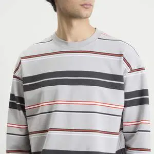 BEAMS Multi Stripe Long Sleeve T-shirt