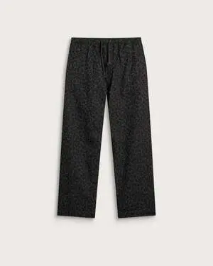 SERVICE WORKS Patterned Easy Chef Pants - Black Leopard