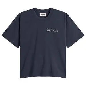 SNDYS. Track T-shirt - Navy