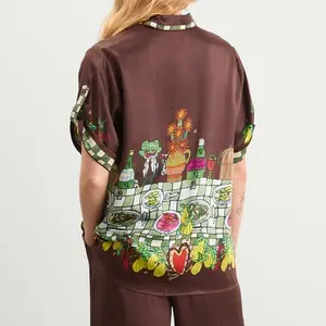 ALEMAIS Fredo Silk Shirt