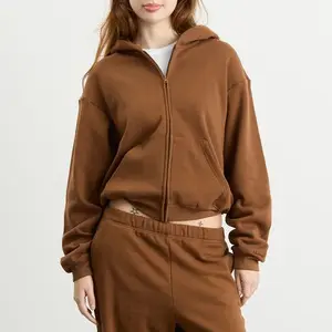 SKIMS Cotton Fleece Classic Zip Up Hoodie