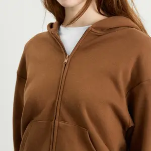SKIMS Cotton Fleece Classic Zip Up Hoodie