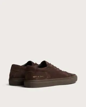 COMMON PROJECTS Achilles Suede Sneakers - Dark Brown