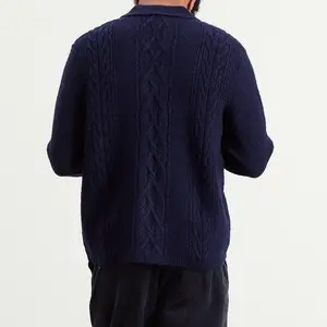 WAX LONDON Friar Zip Knit Jacket