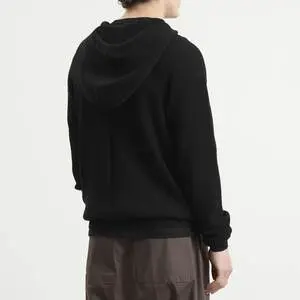 Rick Owens Zip Knitted Hoodie