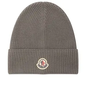 Moncler Cotton Logo Beanie
