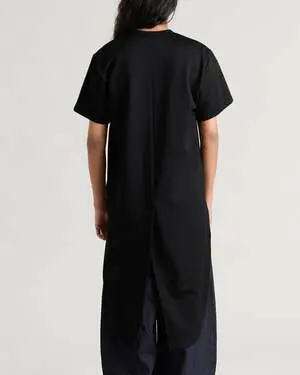 Comme Des Garçons Cotton Blend Drop Hem T-shirt