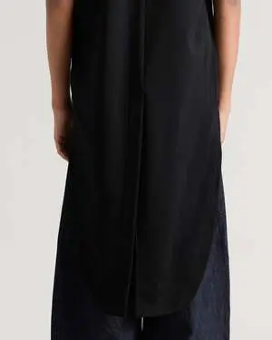 Comme Des Garçons Cotton Blend Drop Hem T-shirt