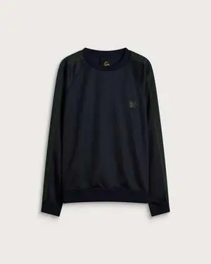 Needles Poly Smooth Crew Neck Sweatshirt - Navy