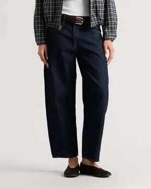 Good American Vintage Barrel Ankle Jeans