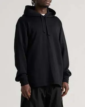 Comme Des Garçons Cotton Blend Drop Hem Hoodie