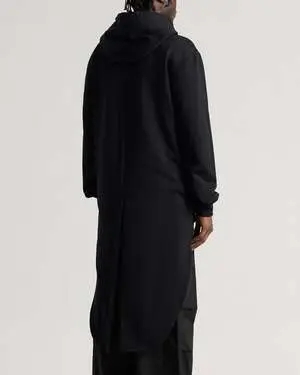 Comme Des Garçons Cotton Blend Drop Hem Hoodie
