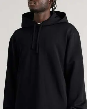 Comme Des Garçons Cotton Blend Drop Hem Hoodie