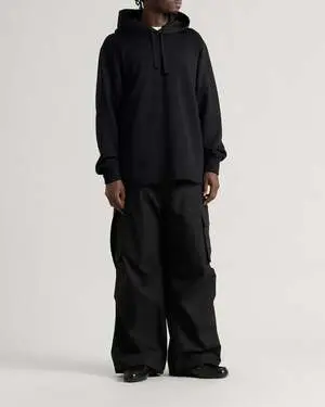 Comme Des Garçons Cotton Blend Drop Hem Hoodie