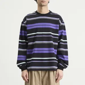 BEAMS Multi Stripe Long Sleeve T-shirt