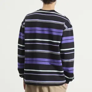 BEAMS Multi Stripe Long Sleeve T-shirt