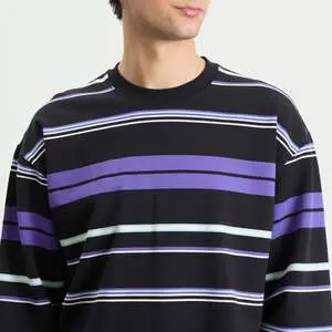 BEAMS Multi Stripe Long Sleeve T-shirt