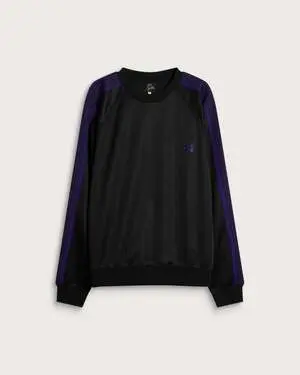 Needles Poly Smooth Crew Neck Sweatshirt - Black