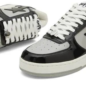 A BATHING APE Patent Leather Sta #4 M2 Shoes