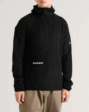 MAMMUT Eiger Free Air Half Zip Polartec Hoodie - Black