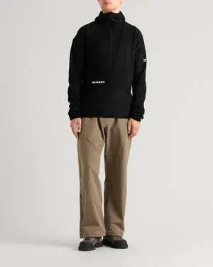 MAMMUT Eiger Free Air Half Zip Polartec Hoodie - Black
