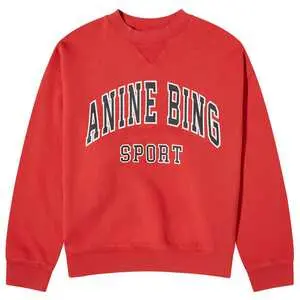 ANINE BING Jaci Sweatshirt - Red