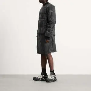 Rick Owens X Moncler Kiltshorts Drawstring Shorts - Black