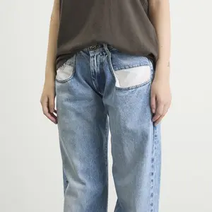 MAISON MARGIELA 5 Pockets Contrast Boyfriend Jeans