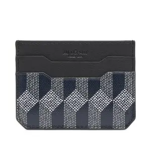 AU DEPART Card Holder - Black/navy