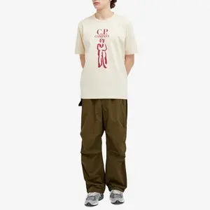 C.P. COMPANY 30/2 Mercerized Jersey Twisted British Sailor T-shirt