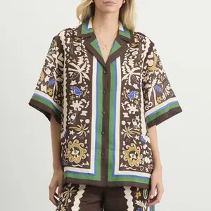 ALEMAIS Maroc Relaxed Shirt | 100% Linen | End Clothing