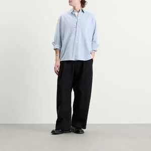 Studio Nicholson Sorte Deep Pleat Volume Pant