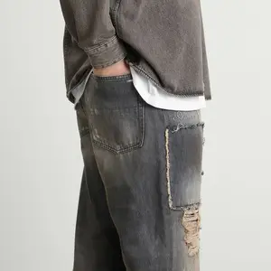 Amiri Carpenter Repaired Baggy Jeans