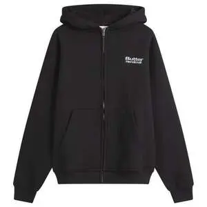 BUTTER GOODS Internationale Zip Hoodie - Black