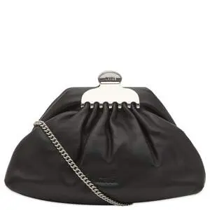 Marc Jacobs The Small Claw Clip Clutch Bag - Black