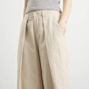 You Must Create Deadbeat Linen Trousers