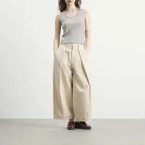 You Must Create Deadbeat Linen Trousers