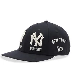 New Era New York Yankees Aoe Pre Curved 59fifty Cap - Navy