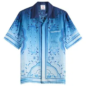 Casablanca Egyptian Rug Shirt - Blue